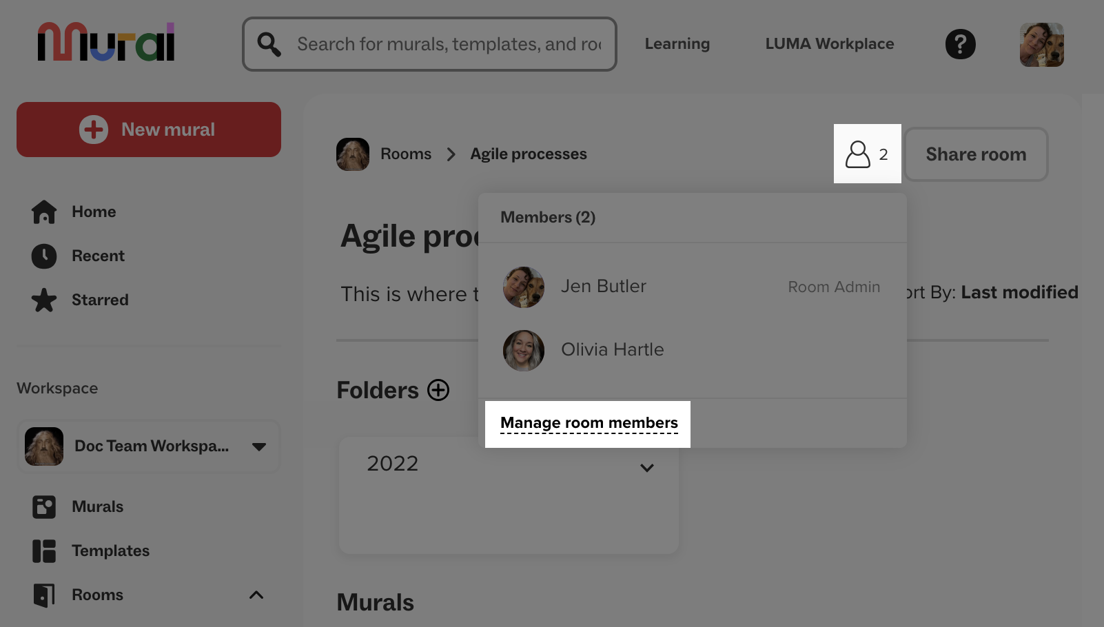 Invite or remove guests from your room