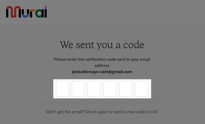 Sign up for a Mural account