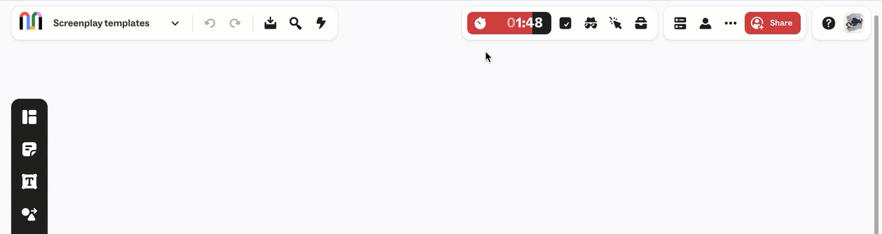 Use the Timer to time-box activities